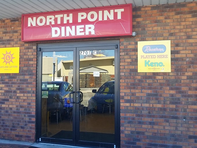 North Point Diner's no-nonsense brick exterior promises exactly what you'll find inside: straightforward good food without the fuss.