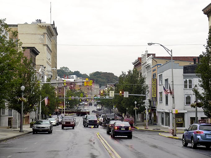 Pottsville's tree-lined streets offer that perfect blend of historic charm and small-town tranquility.