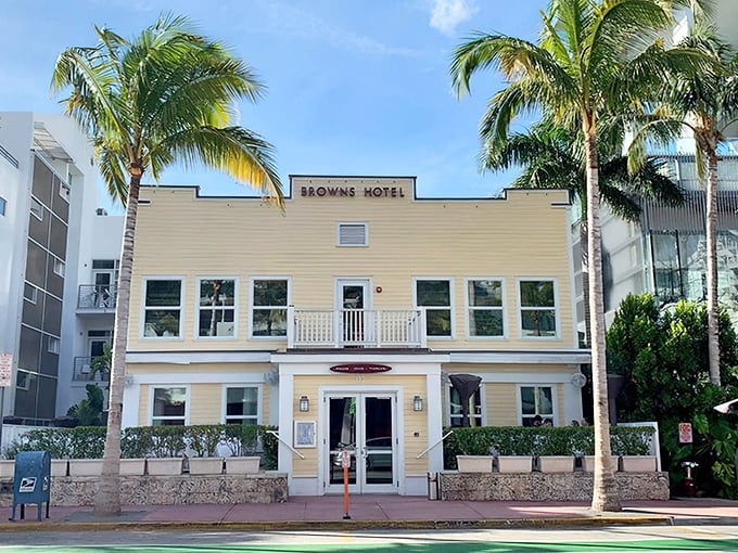 Miami Beach's yellow beacon of beef brilliance – where Art Deco meets perfectly aged ribeye in delicious harmony.