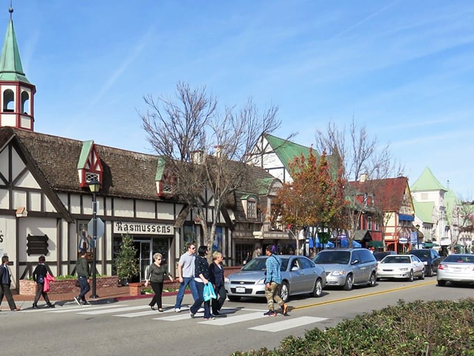 Solvang's Danish-inspired buildings make you feel like you've crossed the Atlantic. No passport required for these European vibes!