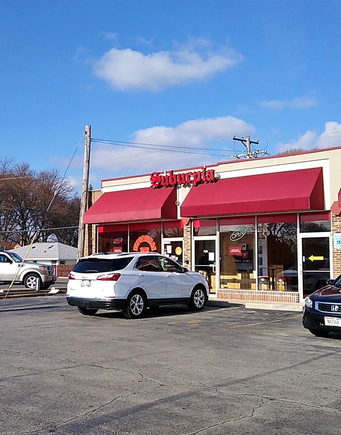 That bold red awning isn't subtle, and neither are the flavors inside. Some traditions don't need updating—just enjoying.