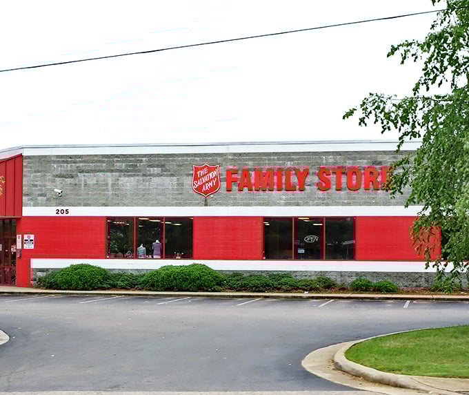 The Salvation Army's iconic red building isn't just a store—it's a community hub where great deals and good deeds come together.