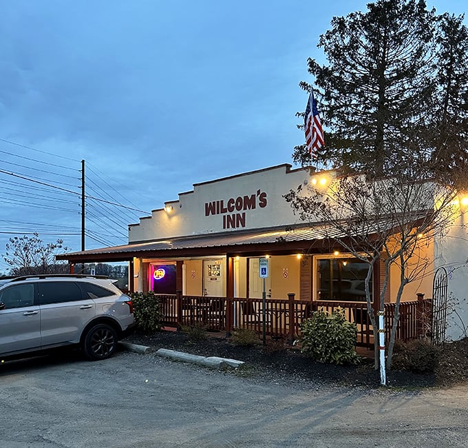 Wilcom's Inn doesn't need fancy frills—this unassuming roadside gem lets its legendary steaks do all the talking.
