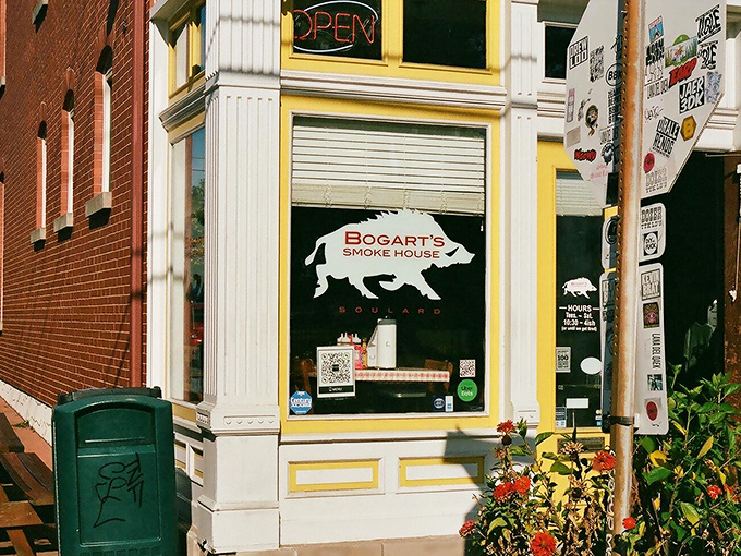 Snow may fall, but the smokers never stop at Bogart's – where winter blues meet their match in slow-smoked delights.
