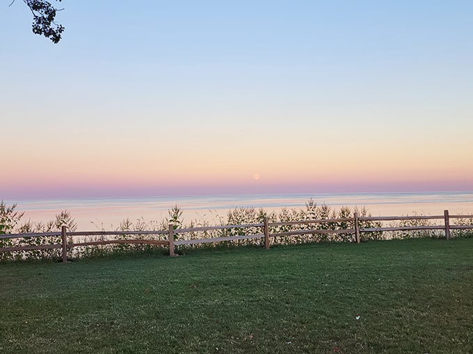 The road less traveled offers the best rewards—miles of unspoiled Michigan wilderness stretching to the horizon.