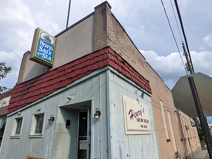 Henry's weathered exterior is like that unassuming food truck with a line around the block—there's magic inside.