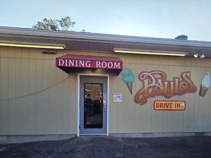 That dining room sign might as well say "Memory Factory"—Paul's has been serving up nostalgia by the plateful for decades.