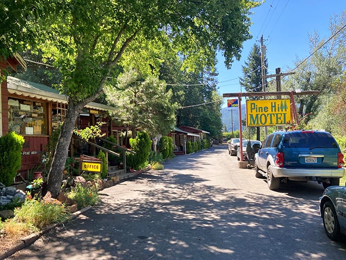 These well-preserved buildings house local businesses where your name matters more than your credit score. 