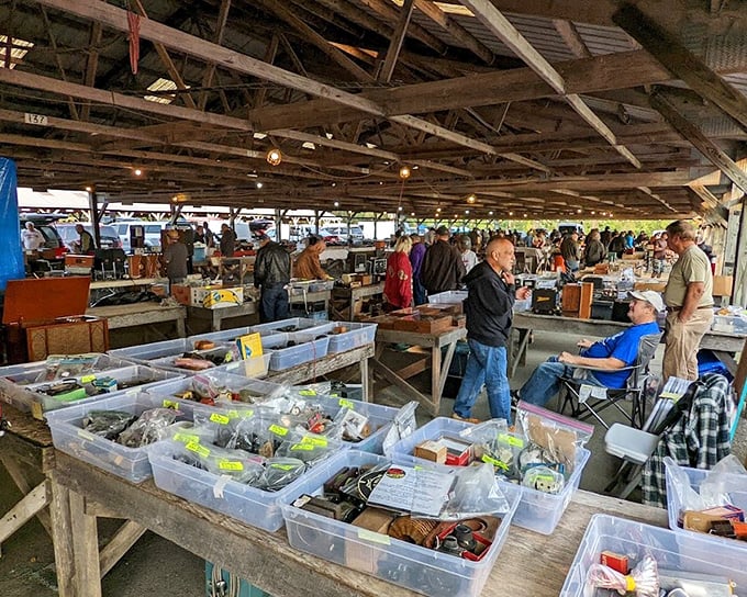 Antique heaven under one roof! Renninger's indoor market showcases carefully organized treasures waiting for their forever homes.