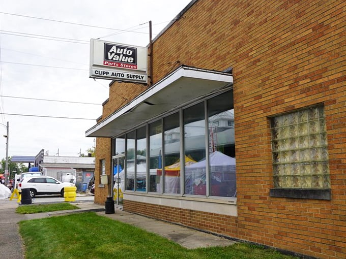 Even the hardware stores in Nappanee have character—this Auto Value isn't just selling parts, it's preserving a tradition of neighborly service.