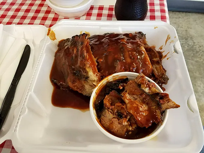 These ribs aren't just falling off the bone – they're practically volunteering to jump straight into flavor heaven.