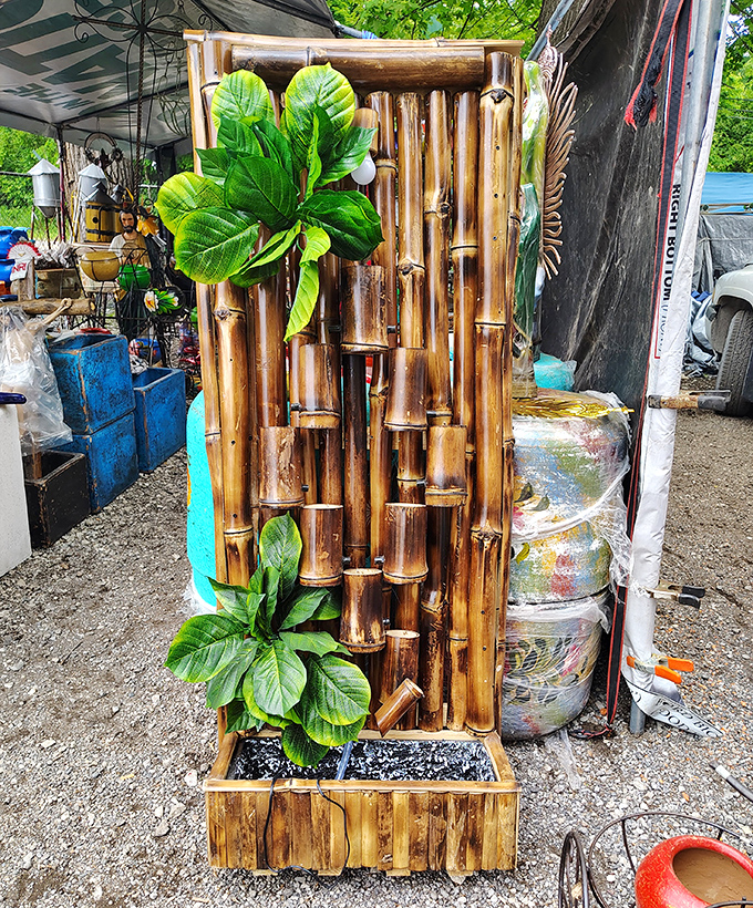 Not just bamboo—it's instant zen! This handcrafted fountain transforms any patio into a tropical getaway without the airfare.
