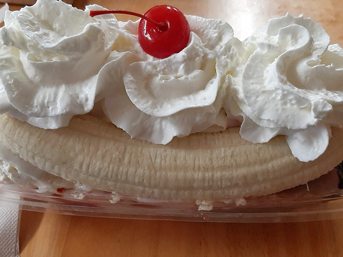 The classic banana split at Wedl's doesn't need Instagram filters—it's been perfecting its close-up since before social media was even a twinkle in Silicon Valley's eye.