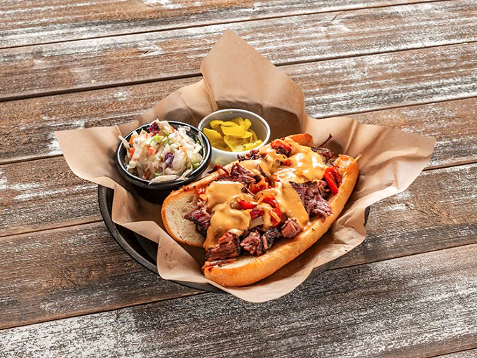Sometimes the best innovations happen when barbecue masters think outside the traditional sandwich box completely.