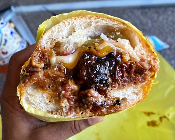 This brisket sandwich isn't just a meal; it's a life event. The kind you measure other sandwiches against for decades to come.