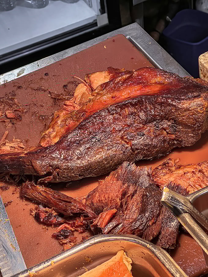 This isn't just meat; it's a family history lesson slow-cooked to perfection. Brisket that could make a vegetarian question their life choices.