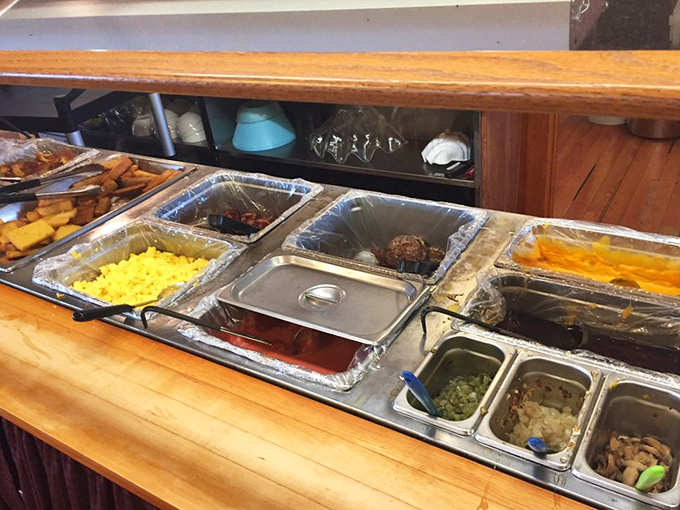 The buffet line—where decisions become impossible and "I'll just take a little of everything" becomes your mantra.