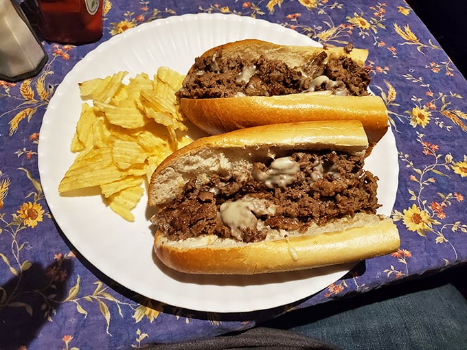 Behold the cheesesteak that launched a thousand food pilgrimages. Simple, honest, and utterly perfect – no Instagram filter required.