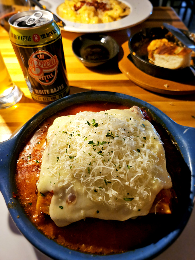 Not all heroes wear capes—some wear melted cheese. This chicken parmesan, bubbling with molten mozzarella, might just save your day.