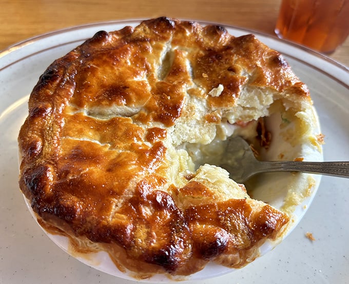 Not all heroes wear capes—some wear perfectly browned, flaky crusts. This chicken pot pie is what comfort food dreams are made of.
