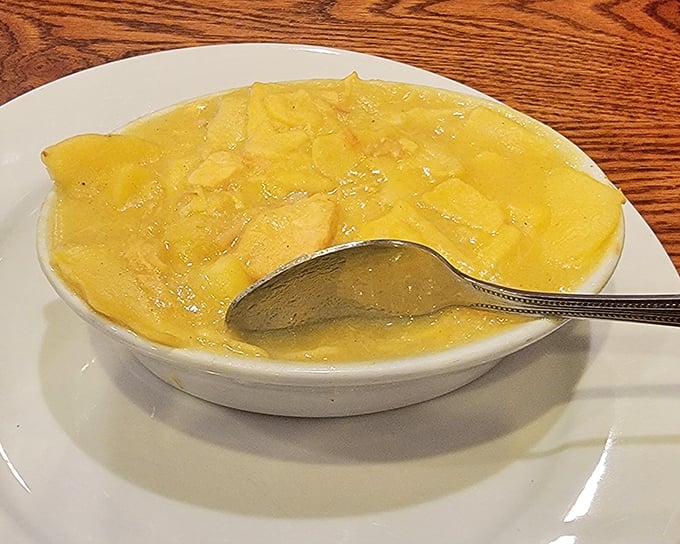 Sunshine in a bowl! This golden chicken pot pie filling could make even the grumpiest diner crack a smile of pure, buttery contentment.