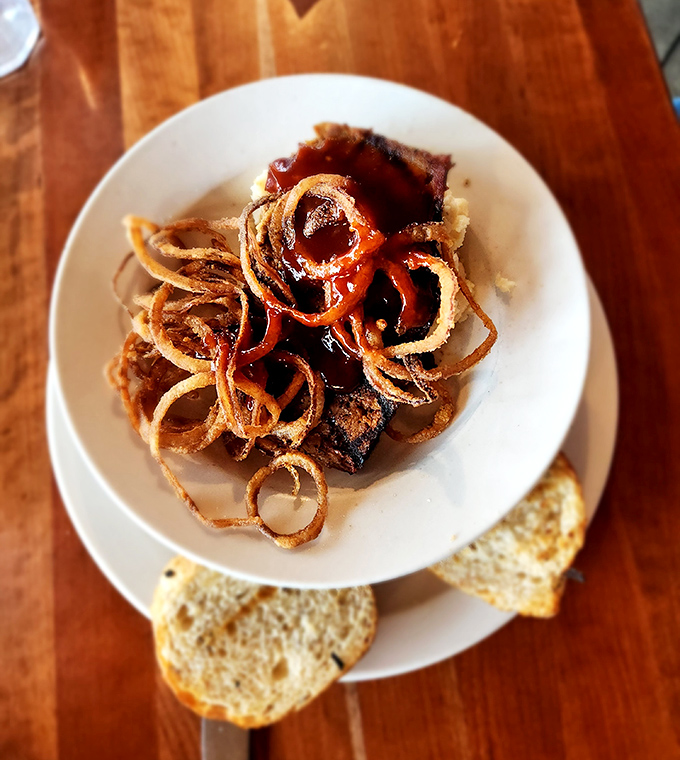 Coconut onion rings that'll make you question everything you thought you knew about bar food.