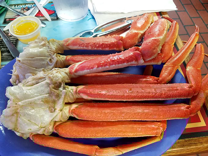 These crab legs aren't just seafood—they're an engineering marvel of nature that rewards your hard work with sweet, tender meat.
