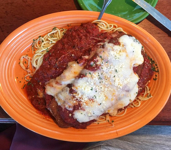This eggplant parmesan could make even the most devoted carnivore consider a vegetarian lifestyle change.