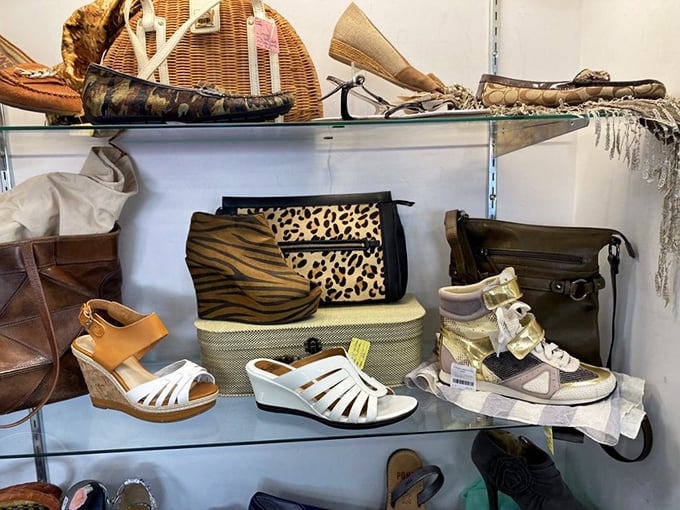 Fashionable footwear meets statement bags—proof that style doesn't need a designer price tag to make your outfit sing.