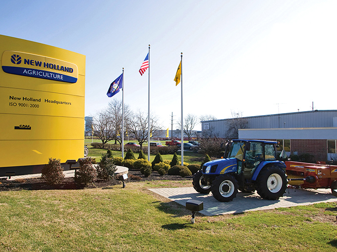 New Holland's agricultural roots run deep, with farm equipment manufacturing alongside food production—the perfect marriage of tradition and innovation.