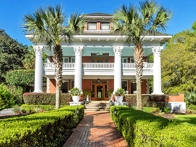 The Herlong Mansion stands like a Southern belle at a modern dance party – gracefully out of time but commanding everyone's attention.
