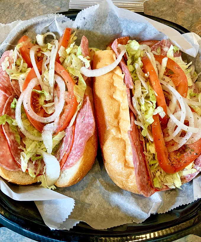 This Italian sub is built like a skyscraper and tastes like pure happiness.