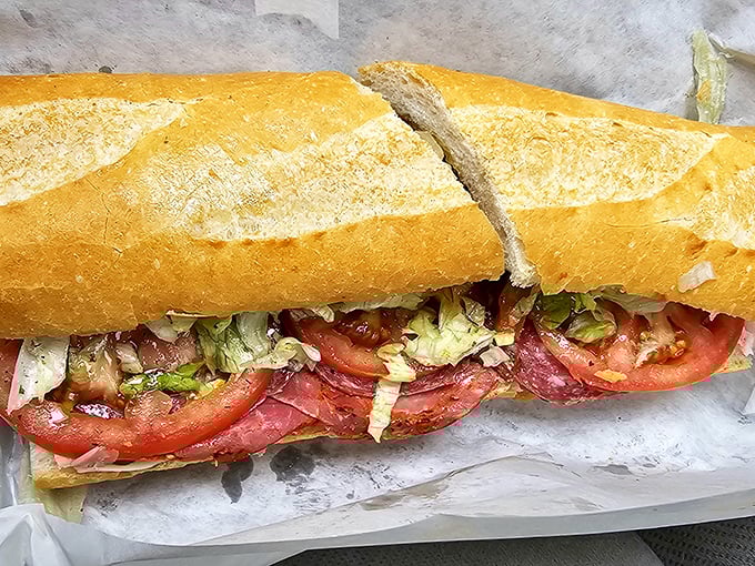 This isn't just a sandwich; it's architecture. Layers of Italian meats and fresh vegetables create the skyscraper of subs Chicago deserves.