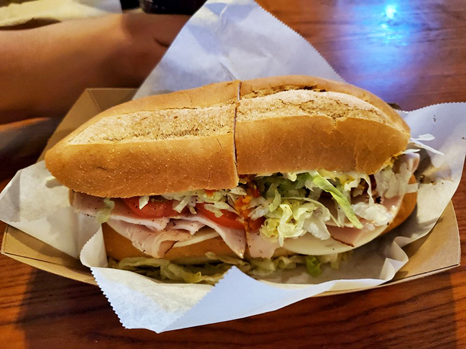 Glorious layers of Italian cold cuts, crisp veggies, and perfect bread — an Italian sub so masterful it could make Michelangelo weep.