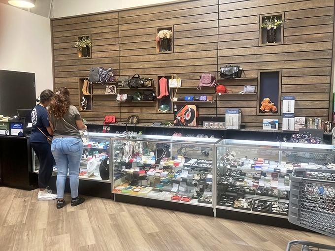 The boutique jewelry counter – where patient shoppers might discover anything from costume pieces to the occasional "How did this end up here?" gem
