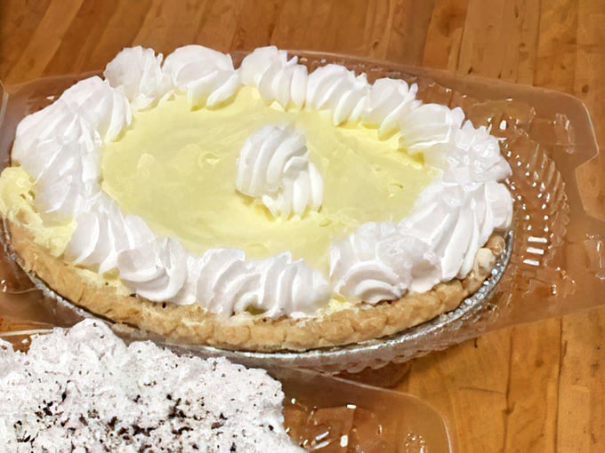 Lemon meringue pie with clouds of whipped topping that would make your grandmother both jealous and proud. Sweet, tart, and utterly irresistible.