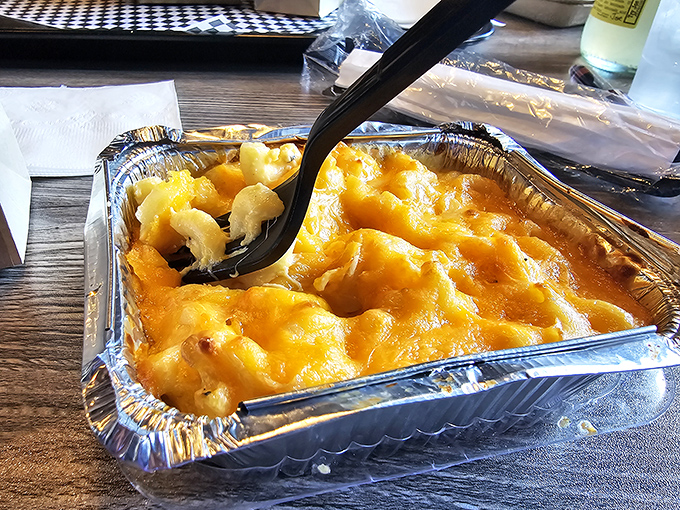 Mac and cheese so gloriously golden and gooey, it should come with its own theme music and acceptance speech.