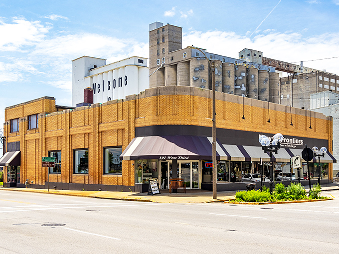 New Frontiers' gorgeous brick façade reminds us of a time when even everyday buildings were constructed with pride and permanence.