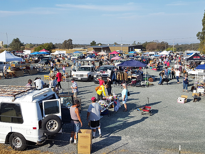 One person's castoff is another's treasure at Sutter Creek's flea market. The hunt for vintage finds here is more rewarding than any gold panning expedition.
