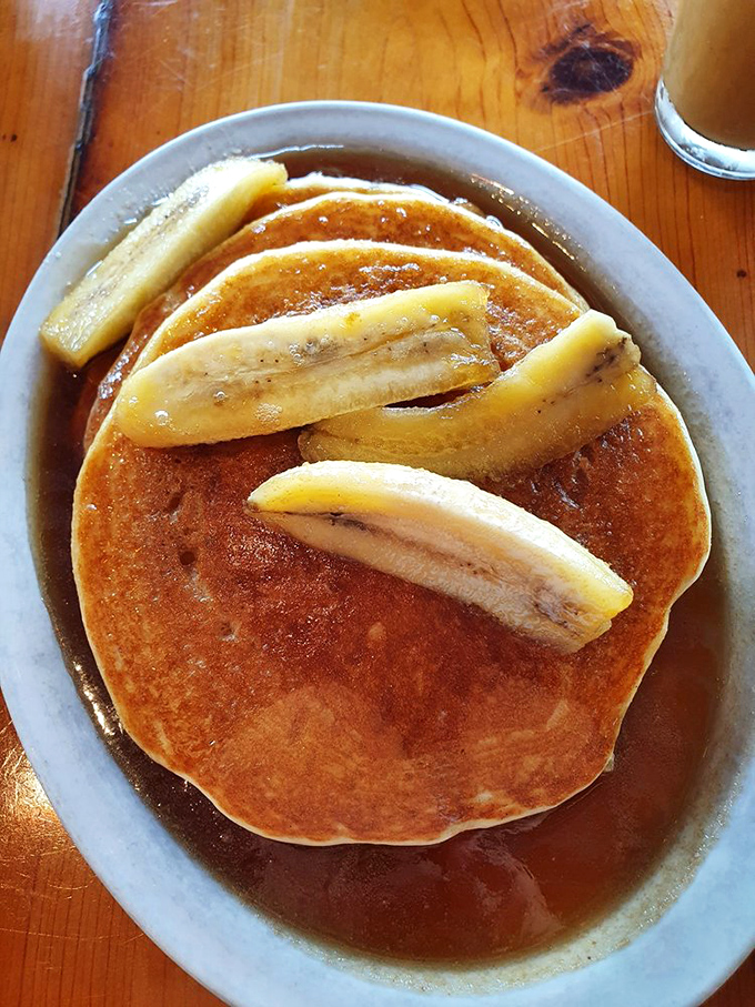 These golden buttermilk pancakes could make a grown person weep tears of pure breakfast joy.