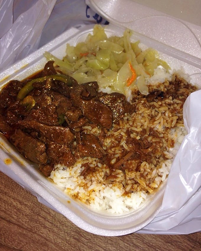 Pepper steak that doesn't just sit on the plate but tells a story—tender beef, vibrant vegetables, and rice that's absorbed all the right flavors.