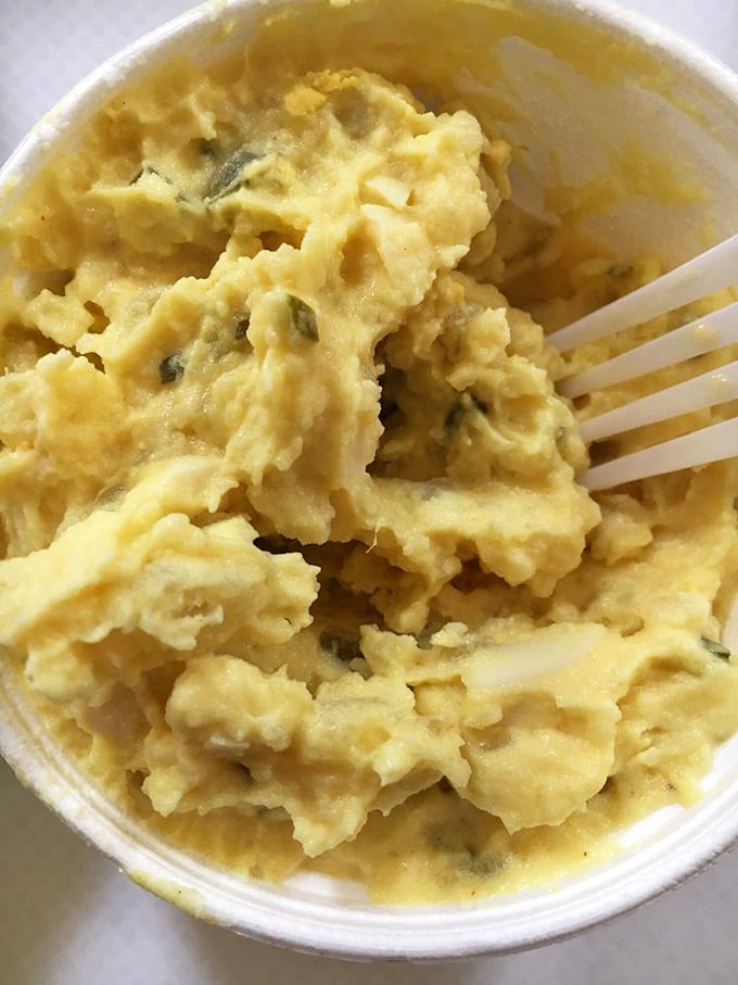 This potato salad isn't playing games. It's the kind of side dish that makes you question why you ever wasted stomach space on the store-bought stuff.
