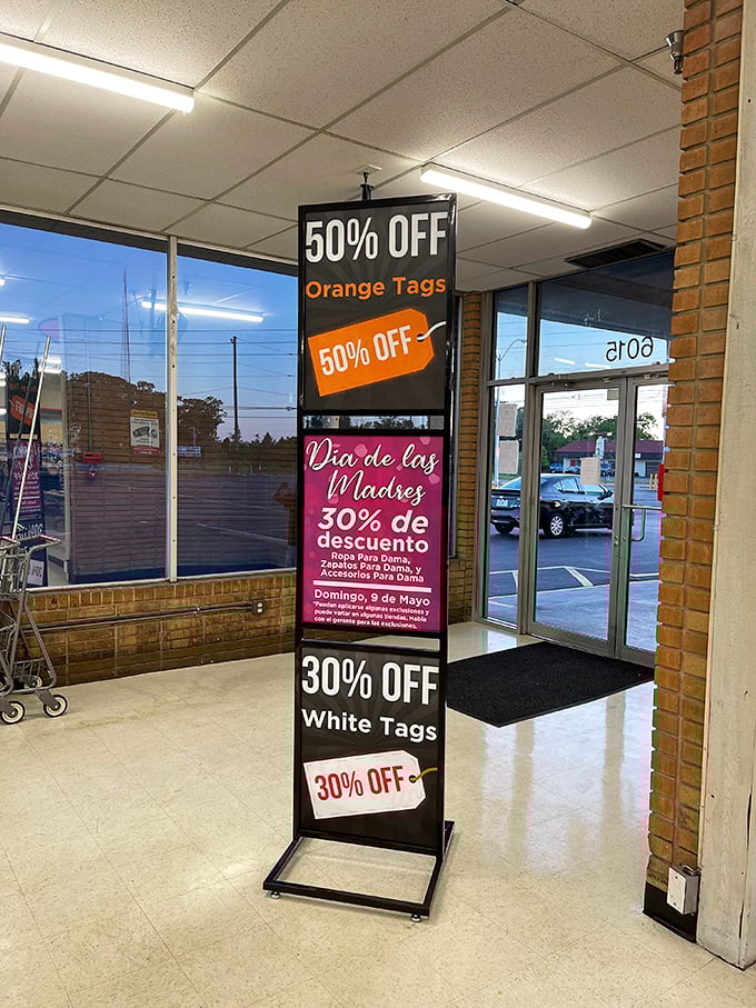 The color-coded discount system at City Thrift is like a secret language—once you crack the code, the savings multiply.