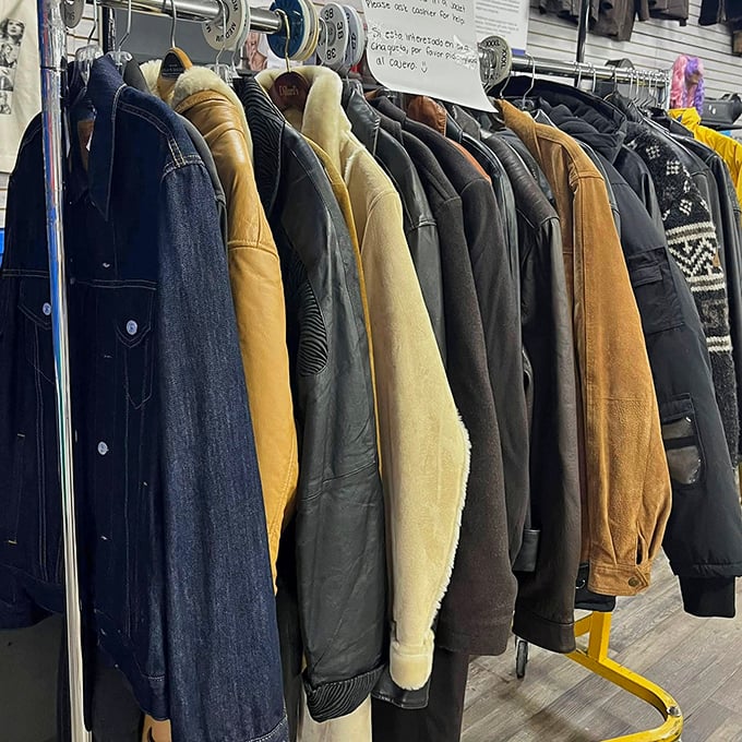 The jacket section offers everything from rugged denim to cozy sherpa-lined options. Winter in Nashville just got more stylish and budget-friendly.