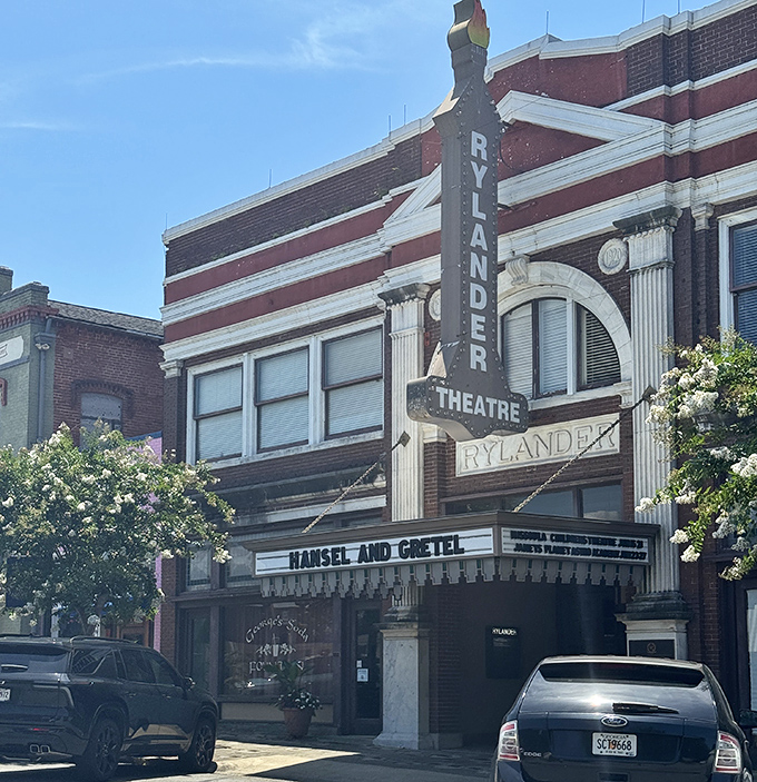 The Rylander Theatre doesn't just show performances—it is one. This restored 1920s gem proves small towns can have big cultural ambitions.