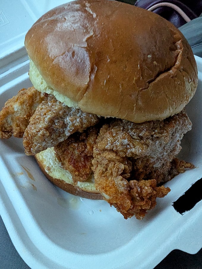 The sandwich that launched a thousand cravings. Crispy fried chicken bursting from a soft bun – portable perfection for those on-the-go chicken emergencies.