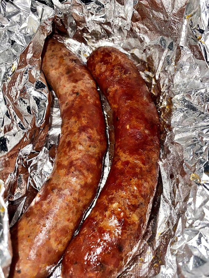 Sausages with snap that would make your cardiologist nervous but your taste buds throw a parade. Some pleasures are worth the risk.