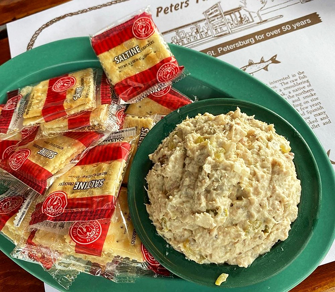 Smoked fish spread with saltines—Florida's answer to caviar and blini. Simple, unpretentious, and absolutely impossible to stop eating once you start.