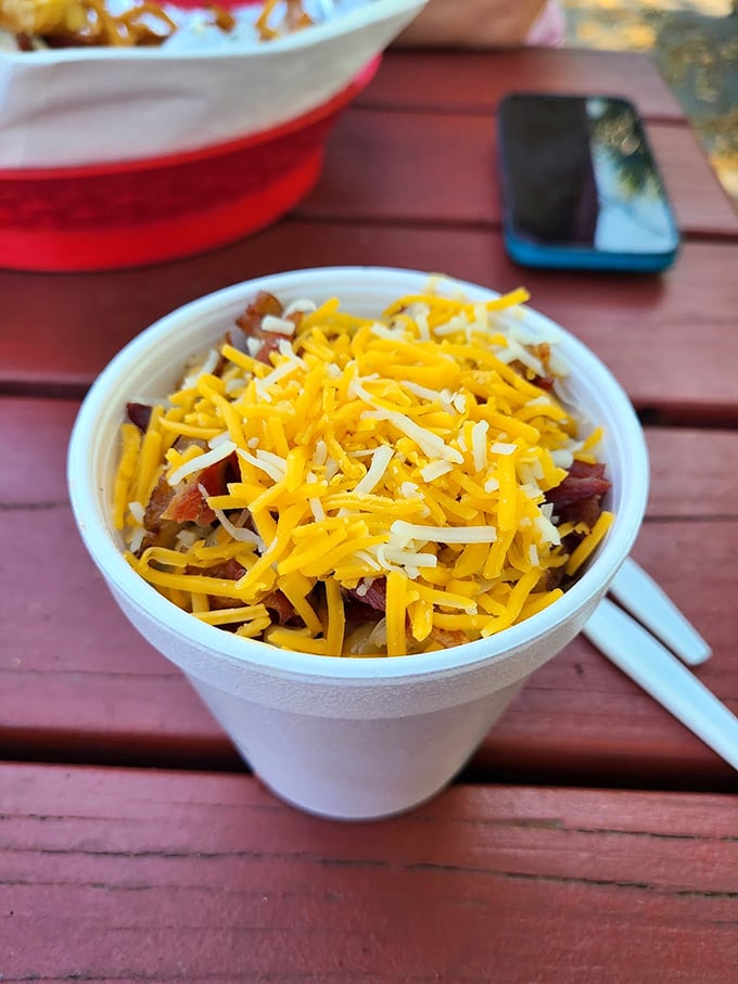 Cheese pulls for days! This smoked mac and cheese is what comfort food dreams are made of, topped with enough cheese to make Wisconsin proud.