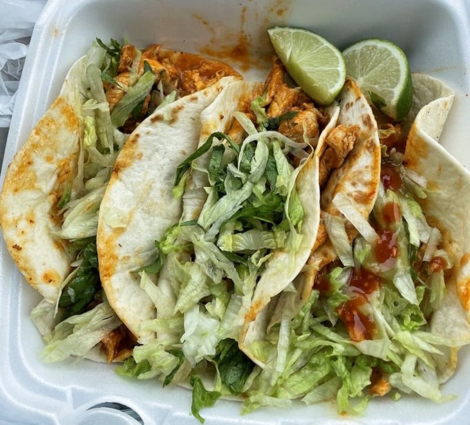 Tacos as they're meant to be – simple corn tortillas, perfectly seasoned meat, fresh cilantro, diced onion, and a squeeze of lime. No unnecessary frills, just pure flavor.
